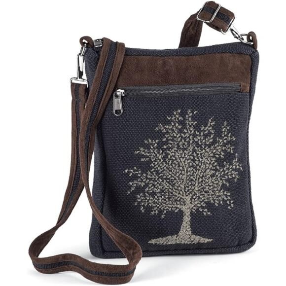 Bags | Canvas Crossbody Bag Hippie Purse Handbag For Women Top Zip ...